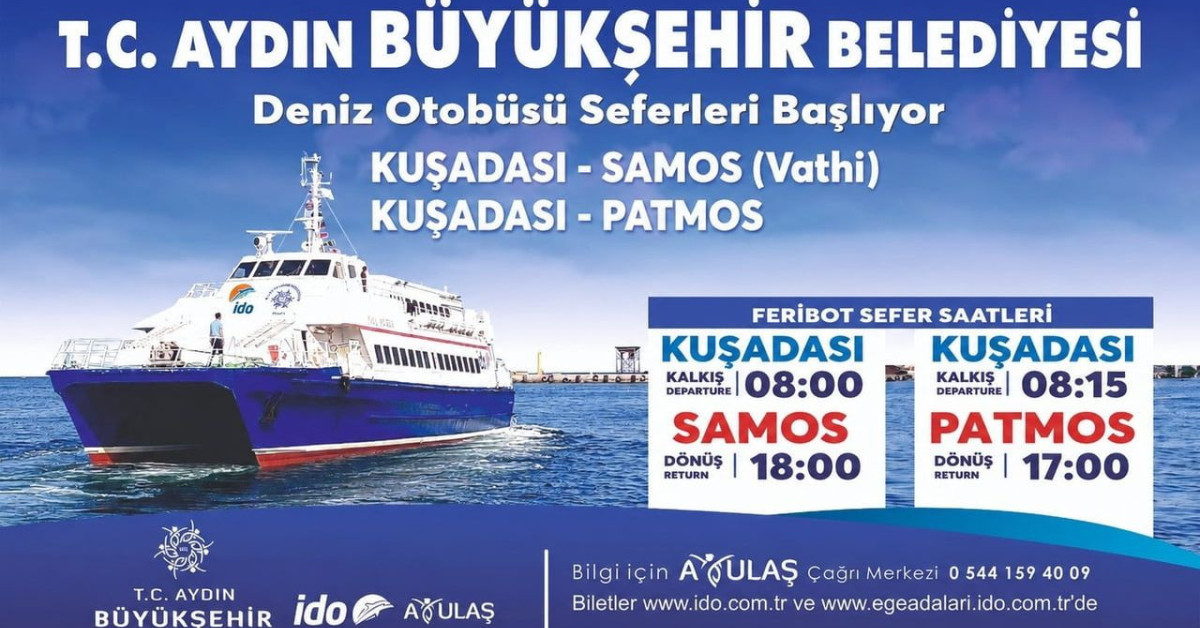 Aydın'dan Yunan adalarına deniz otobüsü seferleri başladı - Haber365