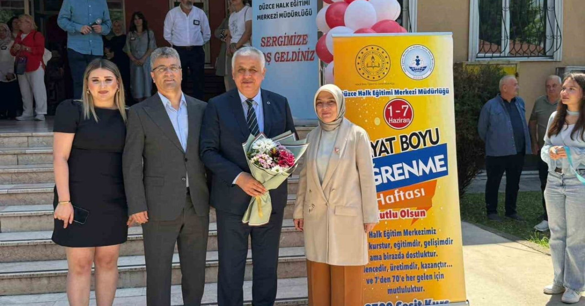 Düzce Halk Eğitimi Merkezi Yıl Sonu Sergisi - Haber365