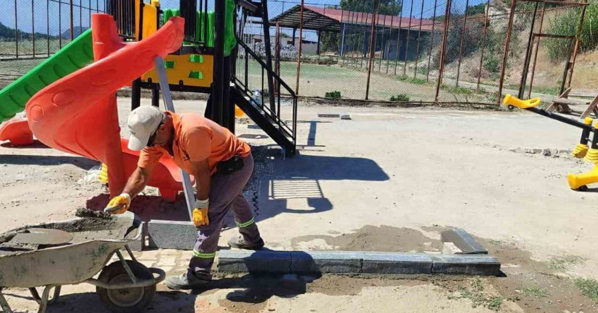 Germencik'te yol ve çevre düzenleme çalışmaları sürüyor - Haber365