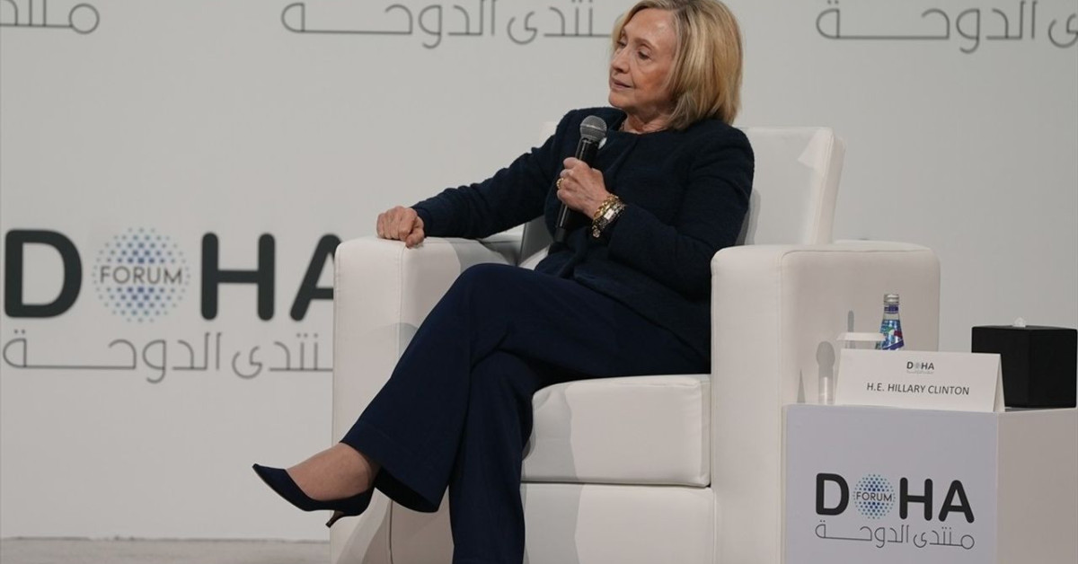 Hillary Clinton, Doha Forumu'nda Ukrayna ve Küresel Güvenlik Üzerine ...