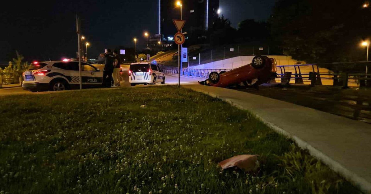 Şişli'de Alkollü Sürücü Takla Attı - Haber365