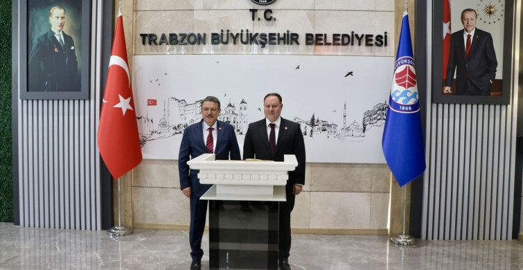 KKTC Cumhuriyet Meclisi Başkanı Ziya Öztürkler Trabzon'da Ziyaretler ...