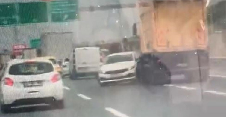 Kuzey Marmara otoyolu’nda tır otomobili sürükledi - Haber365