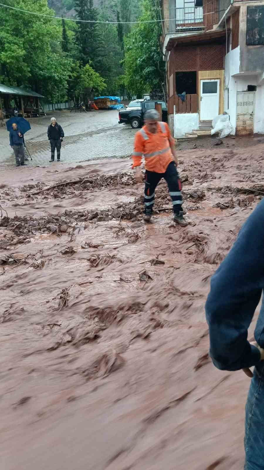 Artvin'de sağanak yağış sonrası dere taşkınları meydana geldi - Haber365