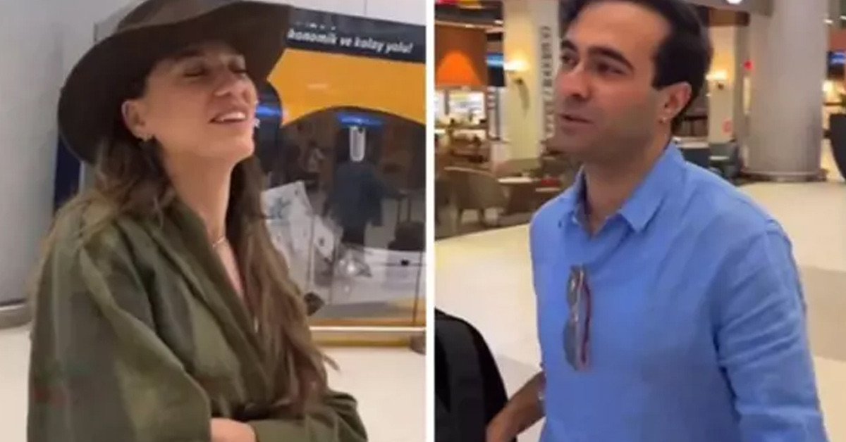 Nihayet yakalandılar: Serenay Sarıkaya ve Mert Demir tatil dönüşü ...