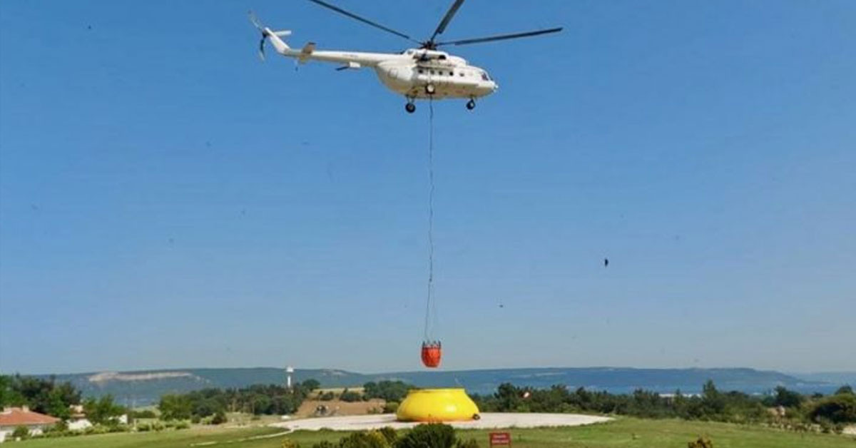 Yangın söndürme pilotlarından yeni icat! "Helixpool" yangınları söndürmede kullanılacak - Haber365